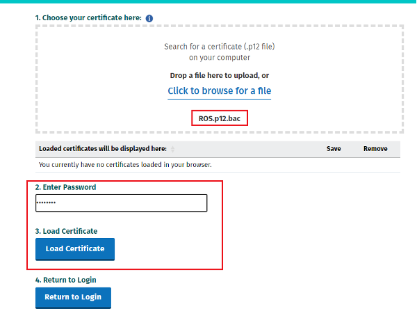 Load ROS Certificate – Windows – Relate Software
