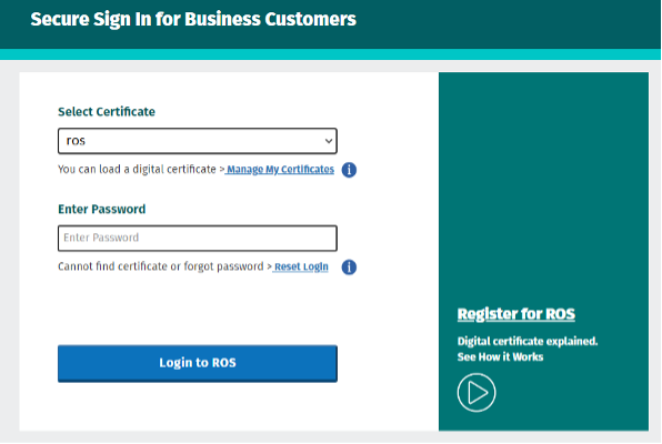 Load ROS Certificate – Windows – Relate Software