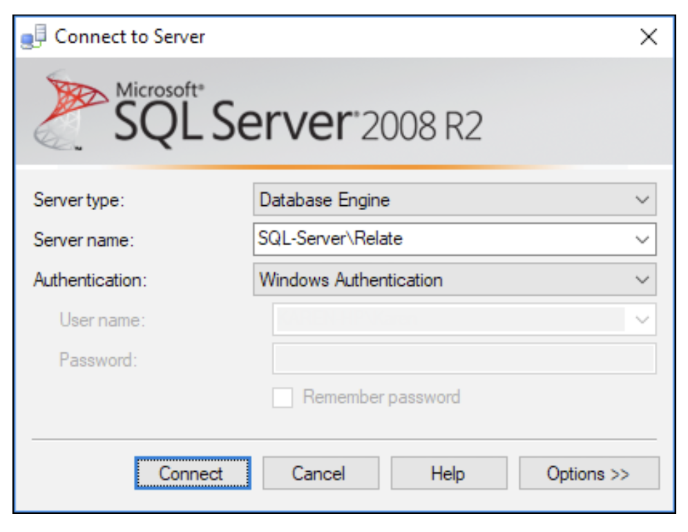 Backing up your SQL Database – Relate Software